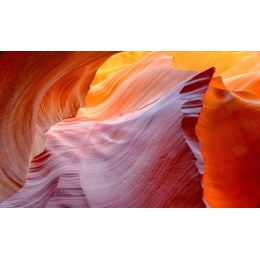 papermoon Fototapete "Antilope Slot Canyon", B/L: 4m x 2,6m, Bahnen: 8 Stk., bunt, Schlafzimmer, Tapeten