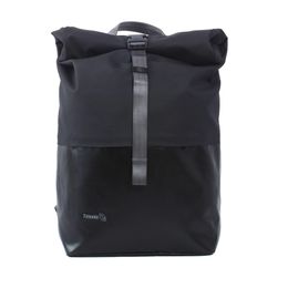 7CLOUDS Damen Laptoprucksack "Nomo 7.1", schwarz, Polyethylen, Tarpaulin, Rucks&auml;cke, mit recyceltem PET