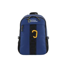 Damen Cityrucksack "EXPLORER III", National Geographic, blau, Kunstfaser, Rucks&auml;cke, aus recycelten PET-Flaschen