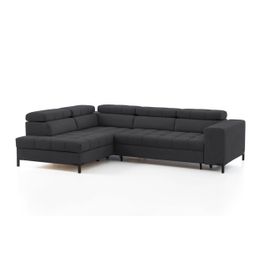 Ecksofa, B:276cm H:75cm T:203cm, grau, exxpo - SOFA FASHION, 100% PES, Wohnzimmer, Sofas, "Bocco, hochwertige Verarbeitung, toller Sitzkomfort,