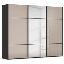 Schwebet&uuml;renschrank Rauch, B:271cm H:223cm T:68cm, beige, Holzwerkstoff, Schr&auml;nke, "Kleiderschrank Schrank Garderobe Schlafzimmerschrank SCALE-TRIO",