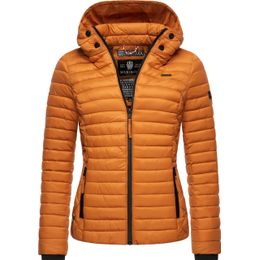 Marikoo Damen Steppjacke "Samtpfote", braun, Gr. S, Oberstoff: 100% Nylon; Futter: 100% Polyester; Wattierung: 100% Polyester, Jacken, ultraleichte