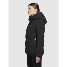 Khujo Damen Steppjacke "Fanc2-YM", schwarz, Basic, Gr. XL, Obermaterial: 90% Polyester, 10% Elasthan; Futter: 100% Nylon; Wattierung: 100% Polyester,