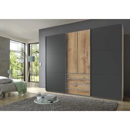 Schwebet&uuml;renschrank wimex, B:300cm H:236cm T:65cm, grau, Schr&auml;nke, "Magic by fresh to go"