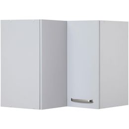 Wiho-K&uuml;chen Eckh&auml;ngeschrank WIHO K&Uuml;CHEN, B:60cm H:56,5cm T:35cm, grau, K&uuml;che, Schr&auml;nke, "Michigan"