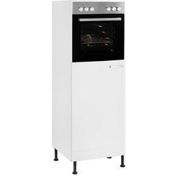 Backofen/K&uuml;hlumbauschrank Optifit, B:60cm H:176,6cm T:58,4cm, wei&szlig;, Holzwerkstoff, Schr&auml;nke, "Parma", Breite 60 cm