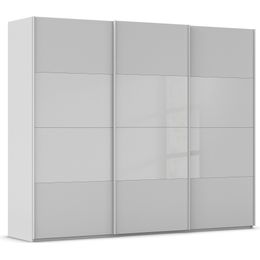 Schwebet&uuml;renschrank Rauch, B:271cm H:223cm T:68cm, grau, Holzwerkstoff, Schr&auml;nke, "Kleiderschrank Schrank Garderobe Schlafzimmerschrank SCALE-FYRA",