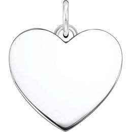 Thomas Sabo Damen Herzanh&auml;nger "silber, PE924-001-21", Silber 925 (recycelt), 3,6 g, silber, Silber 925 (recycelt), Schmuckanh&auml;nger