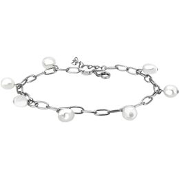 Firetti Damen Armband "Schmuck Geschenk Silber 925 Armschmuck Armkette", 19cm, Perlen Silber 925 (Sterlingsilber), bunt, Perlen, Silber 925