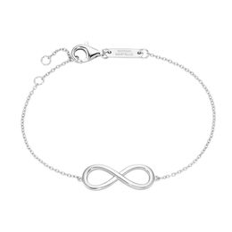 Damen Armband "Infinity, Silber 925", 19cm, Silber 925 (Sterlingsilber), silber, Giorgio Martello MILANO, Silber 925 (Sterlingsilber), Armb&auml;nder