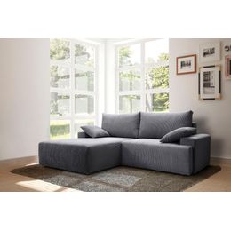 Ecksofa, B:240cm H:92cm T:177cm, grau, exxpo - SOFA FASHION, Wohnzimmer, Sofas, "Orinoko, aktuelles Design und hoher Sitzkomfort, L-Form", inkl.