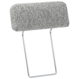 Kopfst&uuml;tze Home Affaire, B:52cm H:22cm T:12cm, silber, Luxus-Microfaser (100% Polyester), Struktur ( 100% Polyester), Struktur fein ( 100%