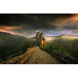 papermoon Fototapete "Photo-Art KRZYSZTOF BROWKO, ELTZ", B/L: 3,5m x 2,6m, Bahnen: 7 Stk., bunt, Schlafzimmer, Tapeten