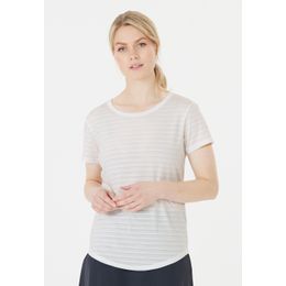 WHISTLER Damen T-Shirt "Skylon", wei&szlig;, Gr. 36, gestreift, 92% Polyester, 8% Elasthan, Shirts, im vielseitigen und bequemen Design