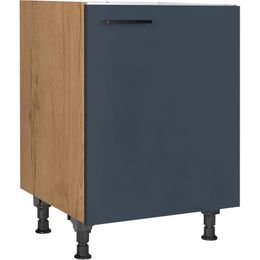 Sp&uuml;lenschrank Nobilia, B:60cm H:87cm T:58,3cm, blau, K&uuml;che, Schr&auml;nke, ""Easytouch", Ausrichtung w&auml;hlbar, vormontiert, in den Breiten", 45 und 60 cm,