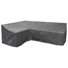 Gartenm&ouml;bel-Schutzh&uuml;lle AEROCOVERS, B:210cm H:85cm L:270cm, grau, Polyester, Planen, "Loungeh&uuml;lle 270x210x85xH65/90", Loungeh&uuml;lle 270x210x85xH65/90 cm