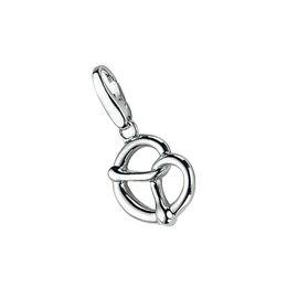 Damen Charm-Einh&auml;nger "Brezel, Silber 925", silber, Giorgio Martello MILANO, Silber 925 (Sterlingsilber), Charms