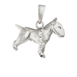 Jobo Damen Kettenanh&auml;nger "Anh&auml;nger Bullterrier Hund", Silber 925 (Sterlingsilber), silber, Silber 925 (Sterlingsilber), Schmuckanh&auml;nger, 925 Silber