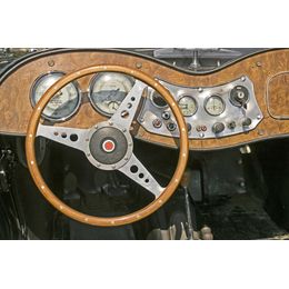 papermoon Fototapete "Oldtimer", B/L: 4,5m x 2,8m, Bahnen: 9 Stk., bunt, Schlafzimmer, Tapeten