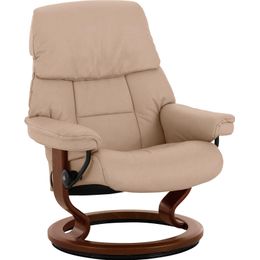 Relaxsessel stressless, B:79cm H:98cm T:76cm, beige, Leder BATICK: BATICK ist ein leicht korrigiertes, durchgef&auml;rbtes und genarbtes M&ouml;belleder, bei