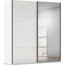 Schwebet&uuml;renschrank Rauch, B:201cm H:223cm T:68cm, wei&szlig;, Holzwerkstoff, Schr&auml;nke, "Kleiderschrank Schrank Garderobe Schlafzimmerschrank CONTIDO", aus