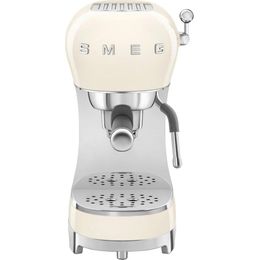 Smeg Espressomaschine "ECF02CREU", B:14,9cm H:33cm T:32,9cm, beige, Kaffeemaschinen