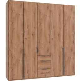 Kleiderschrank wimex, B:225cm H:236cm T:58cm, braun, Schlafzimmer, Schr&auml;nke, "New York", wahlweise 208 oder 236cm hoch