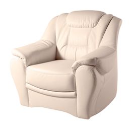Sit & More Sessel SIT & MORE, B:98cm H:94cm T:95cm, beige, Luxus-Microfaser ALTARA NUBUCK (100% Polyester);SOFTLUX-Kunstleder;NaturLEDER (echtes Rindsleder),