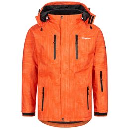 DEPROC Active Herren Softshelljacke "CHICOPEE MEN", orange, Gr. XXL, 96% Polyester; 4% Elastan, Jacken, auch in Gro&szlig;en Gr&ouml;&szlig;en erh&auml;ltlich