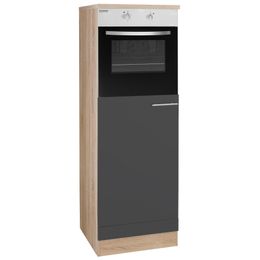 Backofen/K&uuml;hlumbauschrank Optifit, B:60cm H:175cm T:57cm, grau, Schr&auml;nke, "Kalmar"