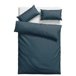 Bettw&auml;sche Bruno Banani, grau, Renforc&eacute;, Obermaterial: 100% Baumwolle, Bettw&auml;sche, "Jassen", moderne Streifen-Bettw&auml;sche, mehrere Qualit&auml;ten, auch