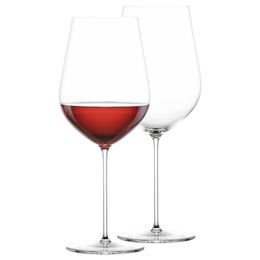ZWIESEL GLAS Rotweinglas "Rotweingl&auml;ser VUELO 785 ml 2er Set transparent", &Oslash; 10,3cm x 25,4cm, 785ml, 2 tlg., bunt, Trinkgef&auml;&szlig;e, Sp&uuml;lmaschinengeeignet