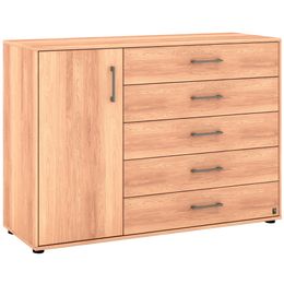 Kombikommode Musterring, B:120cm H:86cm T:43cm, braun, Schlafzimmer, Sideboards, "Sorrent Sideboard, W&auml;scheschrank, mit Schubladen", mit Schubk&auml;sten,