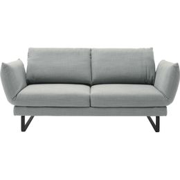 Sch&ouml;ner Wohnen Kollektion 2-Sitzer, H:85cm, silber, SCH&Ouml;NER WOHNEN-KOLLEKTION, 100% Polyester, Sofas, "Spin, Multifunktionssofa, bequem und hochwertig verarbeitet",
