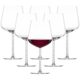 ZWIESEL GLAS Rotweinglas "Burgunder Rotweingl&auml;ser Journey 805 ml 6er Set transparent", 6 tlg., bunt, Trinkgef&auml;&szlig;e