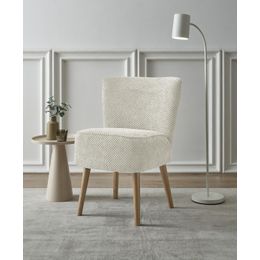 Cocktailsessel, B:65cm H:89cm T:70cm, beige, ED EXCITING DESIGN, 95% Polyester, 5% Polyamide, Sessel, "Earl", K&uuml;chenstuhl, K&uuml;chensessel