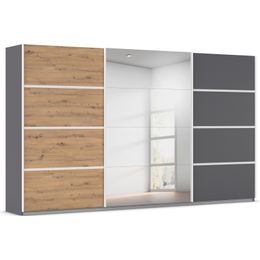 Kleiderschrank Rauch, B:360cm H:210cm T:62cm, grau, Holzwerkstoff, Kinderzimmer, Schr&auml;nke, "Schwebet&uuml;renschrank OTTO ́s Choice Garderobe Schrank TOP