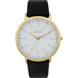 s.Oliver Damen Quarzuhr, schwarz, Armbanduhren, Armbanduhr, Damenuhr, Herrenuhr, analog