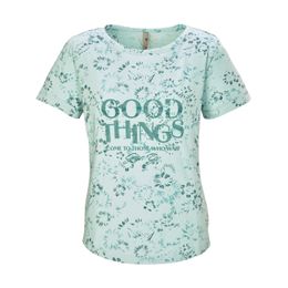 G.I.G.A. by Killtec Damen T-Shirt "GS 47 WMN TSHRT", blau, Gr. 40, G.I.G.A. DX BY KILLTEC, Oberstoff: 95% Baumwolle, 5% Elasthan, Shirts, Florales Damen T-Shirt,