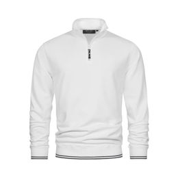 INDICODE Jeans Sweatshirt 'Nate' male White size M