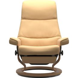 Relaxsessel stressless, B:91cm H:109cm T:82cmgelb batick, Leder BATICK: BATICK ist ein leicht korrigiertes, durchgef&auml;rbtes und genarbtes M&ouml;belleder,