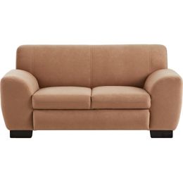 Sofa Home Affaire, B:159cm H:78cm T:84cm, braun, Struktur (70% Polyacryl, 30% Polyester);Primabelle-Microfaser (100% Polyester), Wohnzimmer, Sofas,