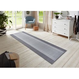 Teppich Hanse Home, B:80cm H:9mm L:250cm, grau, Kunstfaser, Wohnzimmer, Teppiche, "Band", Kurzflor, weich, L&auml;ufer Gr&ouml;&szlig;en, Wohnzimmer, Schlafzimmer,