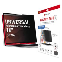 Displex Displayschutzfolie "Privacy Safe", B:27cm H:0,5cm T:40,5mm, schwarz, Displayfolien, universal, 16:10, Blickschutzfolie, Schutzfolie,