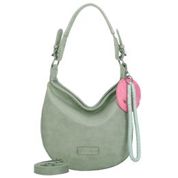 Damen Schultertasche "Fritzi Hobo", Fritzi aus Preussen, gr&uuml;n, Polyurethan (PU), unifarben, Taschen, mit abnehmbaren Schultergurt