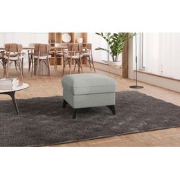 Sit & More Polsterhocker SIT & MORE, B:63cm H:48cm T:74cm, grau, 100% Polyester, Hocker, "Astoria", Passend zur "Astoria"-Serie