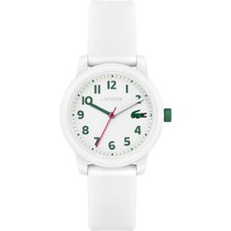 Lacoste Kinder Quarzuhr "Lacoste.12.12 KIDS", wei&szlig;, Armbanduhren, Armbanduhr, Kinderuhr, Geschenk, Geburtstag, Schulanfang