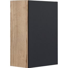 H&auml;ngeschrank Optifit, B:60cm H:89,6cm T:34,6cm, schwarz, K&uuml;che, Schr&auml;nke, "Roth", Breite 60 cm