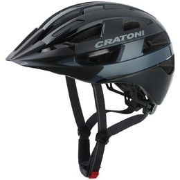 Cratoni Fahrradhelm "City Velo-X", 52/57 Kopfumfang: 52cm - 57cm, schwarz, Helme