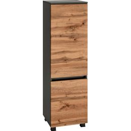 Midischrank Welltime, B:40cm H:135cm T:35cm, grau, Badezimmer, Schr&auml;nke, "Lucca"